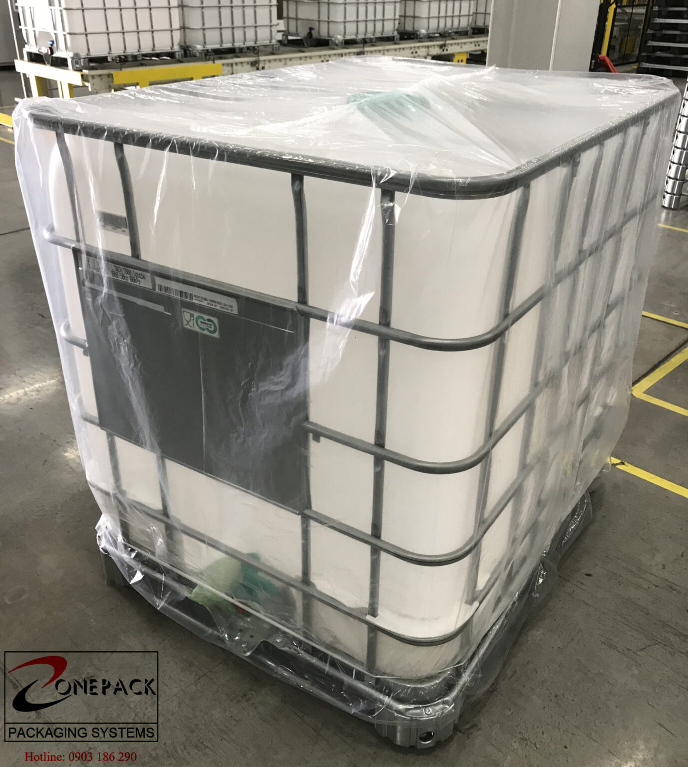 Tank IBC 1000L Tiếp Xúc Thực Phẩm